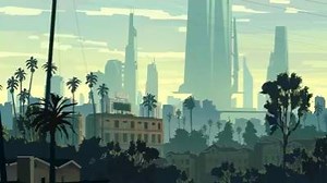 18K views · 970 reactions | Stunning stylized cityscape painting by Raphael Lacoste | Cubebrush | Facebook