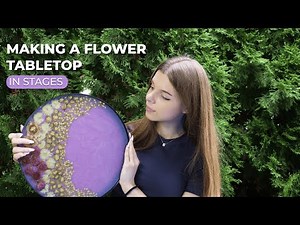 How to Make a Stunning Floral Epoxy Resin Table | Step-by-Step Tutorial with Craft Resin 1:1