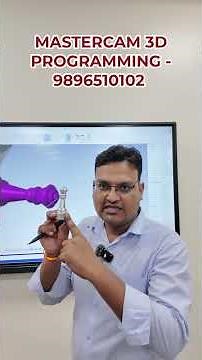 MASTERCAM 3D programming #mastercam #3dprogramming #milling