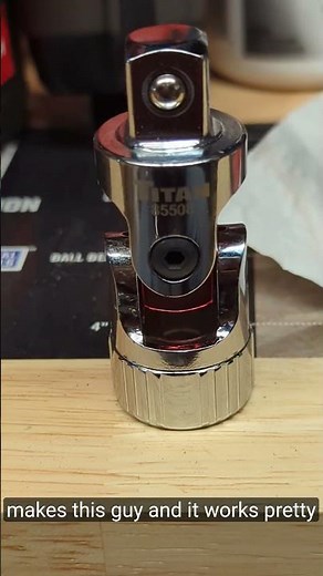 Cool tool: spring loaded universal joint socket adapter #tools