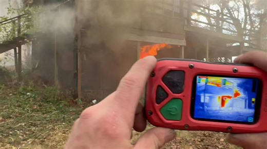 Game-Changing Size-Up with the Seek Thermal FirePRO 300 Watch this video closely. We’re on an exterior size-up with the Seek FirePRO 300, cycling through different modes. In Survey Mode, the camera is already showing heat at 150°F with clear color information. That early detail matters. But when we switch to TI Basic Mode, you’ll notice something immediately: You lose the detail you had at 150°F. TI Basic Mode does not show color until 300°F. That means you are now operating with limited informa