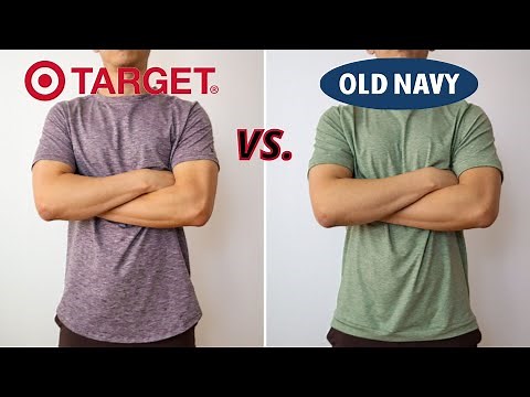 Which $18 Activewear Shirt Is Better? Target All in Motion vs Old Navy