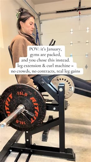 heyitskarianne on Instagram: "New year, new me… but not new gym membership 💪 This RitFit leg extension & curl machine = leg day at home without wasting money or waiting on equipment. #newyearnewme #newyearsresolution #fitness #workout #tiktokshopcreatorpicks"