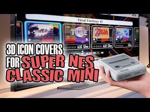 3D COVER PACK FOR SNES CLASSIC MINI AND TUTORIAL