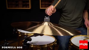 1.8K views · 229 reactions | The 20" Formula 602 Classic Heavy is a multifunctional cymbal with a solid, assertive crash and bright, clear ping. This model is available in the following sizes: 16" / 18" / 20" More information & all individual soundfiles: ▶️ https://www.paiste.com/en/products/models/82-heavy | Paiste Cymbals | Facebook