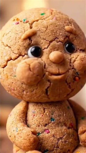 #CookieBaby Tiny Baby Eating Sweet Cookies 🍪👶 ASMR #ai #asmr #berrybaby