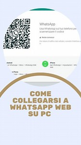 Come collegarsi con whatsapp sul nostro pc. Niente di più facile #collegarsi #whatsappweb #tips #tipswhatsapp #trucchiiphone #tutorial #tutorialutili #guide #guideutili #guidepc #pc #appleiphone #appleiphone #whatsapweb | Lupiani Arsenio