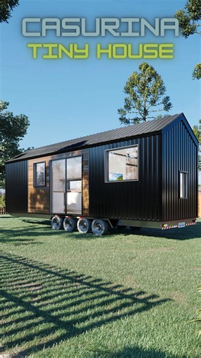 Casurina tiny house with single-level floor plan😍🏠 #tinyhouse #reels #reelsvideo #reelsviral #reelsfb #reelsinstagram #reelsfyp #trending | Homecrux