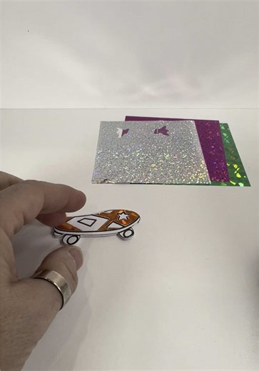 Creative Sticker Making for Skateboards with Foil