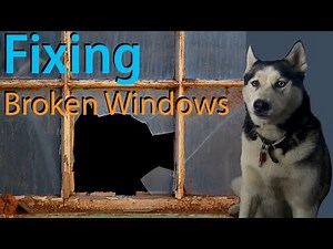 E17 Fixing broken vinyl windows and window trim