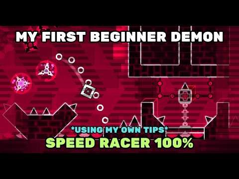 How I Beat My First Beginner Demon| Geometry Dash
