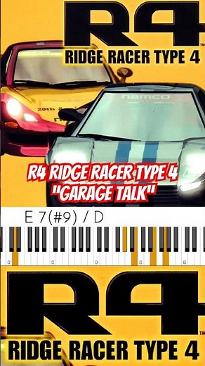R4 Ridge Racer Type 4 “Garage Talk” Chords 🔥🎹🔥 Gaming Sunday - Composer Asuka Sakai