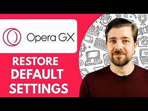 HOW TO RESTORE DEFAULT SETTINGS IN OPERA GX - 2025 (STEP BY STEP)