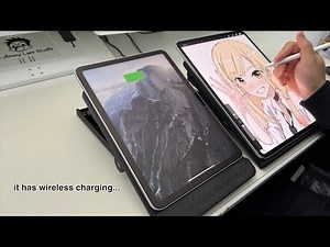 The Best Portrait iPad Drawing Stand | Studio Portrait Wireless Charging iPad Drawing Stand