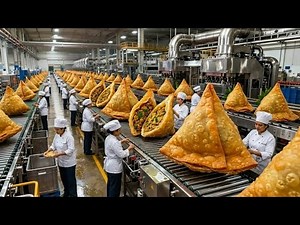 Inside a Modern Samosa Factory: From Fresh Dough to Perfectly Fried Samosas (Full Process)