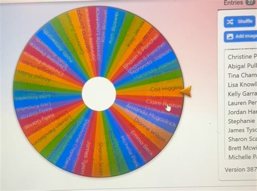 FINAL ENTRIES INPUT INTO THE WHEEL OF NAMES 🎅 DRAWN LIVE ON FACEBOOK AT 8PM TONIGHT 💫 TUNE IN TO SEE IF YOU ARE THE WINNER 🏆 | Furni’Flips