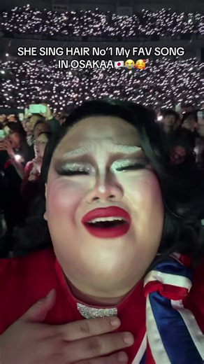 Lady Gaga's Emotional Performance of 'Hair' in Osaka