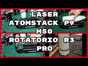 Láser Atonstack P9 M50. Rotatorio R3 PRO. (#4K)