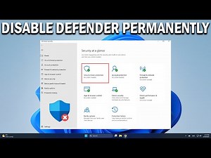 How To Permanently Disable or Remove Windows Defender on Windows - Easy Fix
