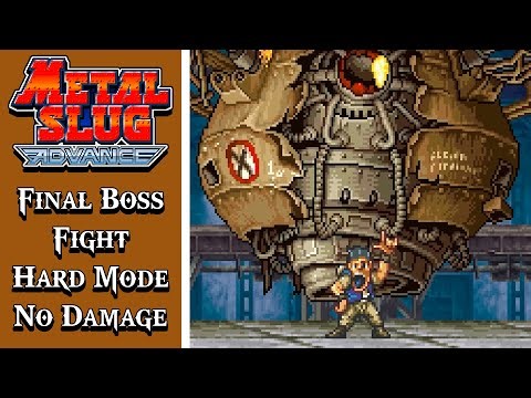 Metal Slug Advance (GBA) | Final Boss Fight (Hard Mode, Level 8, No Damage)