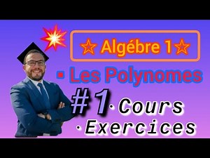#profsphisique#2020💥 #1 Algébre 1 chapitre2 Les Polynomes révision Cours🚨 s1 Exercice1 SMPC~BCG~MIPC