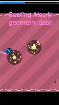 beating alec in geometry dash #geometrydash