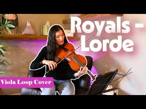 Royals - Lorde (instrumental viola loop cover)
