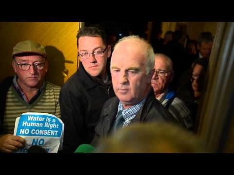 Water charge protest in Silversprings