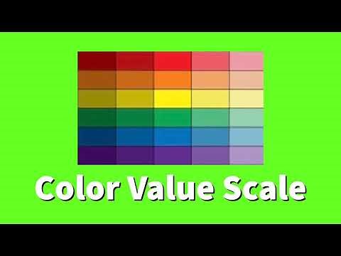 Color Mixing Part 2: Color Value Scale