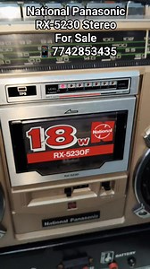 3.4K views · 2.9K reactions | National Panasonic RX-5230 Stereo FM Radio Cassette Tape Recorder Made In Japan Music System Available ✅ For Sale  7742853435 Watsapp Message Contact ✅ | Rahul Rahul | Facebook