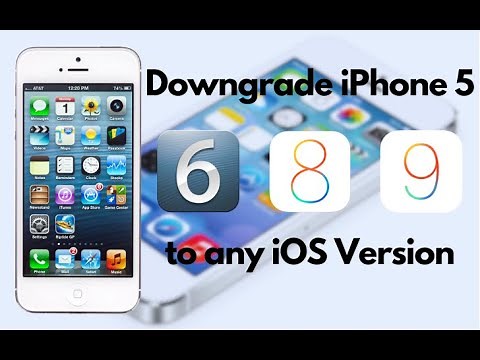 How to downgrade an iPhone 5 to any iOS version UNTETHERED!
