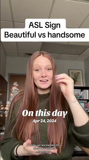 Learn How To Sign "Handsome" in ASL for Beginners | American Sign Language #shorts