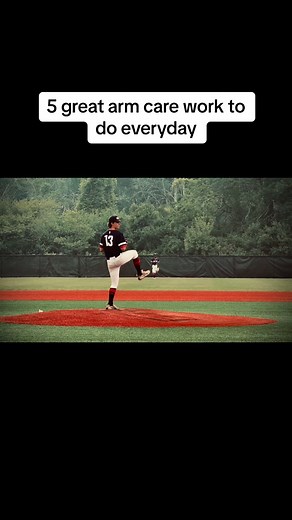 Arm care work to do everyday. Do these 5 things #fyp #baseball