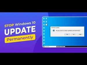 🛑 How to Stop WINDOWS UPDATE on PC | Disable Auto Updates Permanently