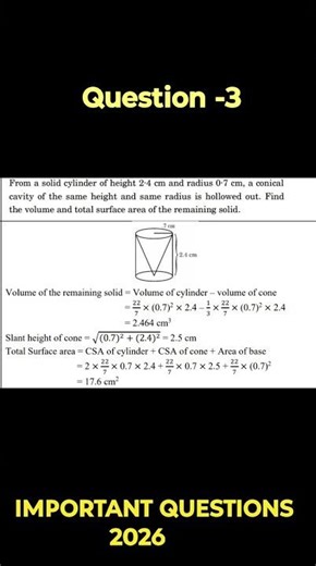 #short#most important questions #class 10 maths#cbse board exam 2026