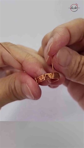 Simple ring design | Learn easy-to-follow | Handmade jewellery making at home #shortsvideo #diy