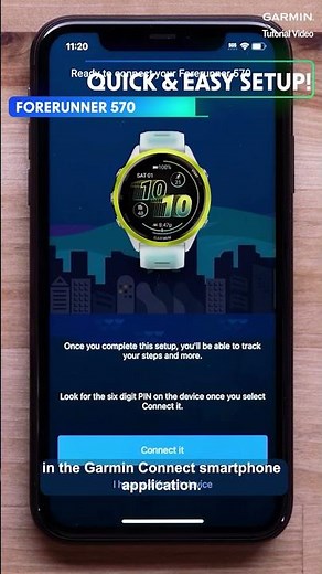 Get Started: Garmin Forerunner 570 Setup & Pairing!#forerunner570 #smartwatch #garminwatch #gps