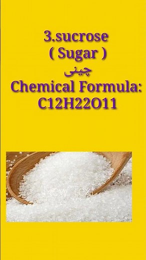 Chemical Compounds used in Daily life with chemical Formula and name