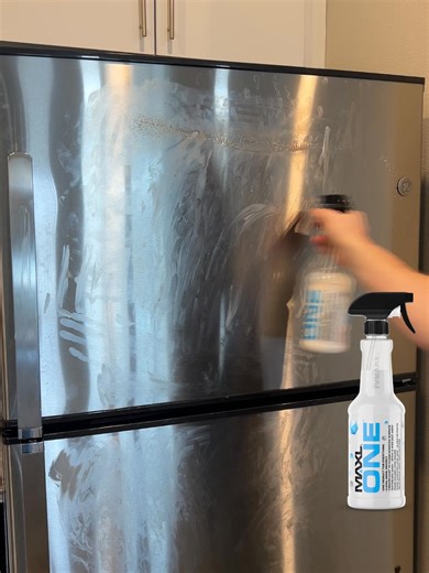 "The #1 reason I stopped using vinegar and microfiber on my stainless steel ... It works. For about 6 hours. Then the fridge handle has a thumbprint. The dishwasher has a smudge. And I'm back in the kitchen with a towel, wondering why I bother. Vinegar cleans. But it doesn't protect. The surface is left completely exposed ... ready to grab the next fingerprint, water spot, or grease splatter the second you walk away. That's why MAXL ONE changed everything for me. It cleans AND leaves behind a th