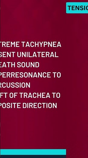 ATLS COURSE - TENSION PNEUMOTHORAX