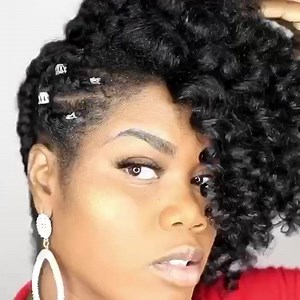 Thinking of styling your hair this weekend? Try our Design Essentials Natural Almond & Avocado Curl Enhancing Mousse in a flexi-rod set! Apply the Mousse to wet or blown out hair (like featured in this video) before using flexi (or perm rods). Separate your curls using our Scalp Care Vitamin Drops. Let us know what you think. The extended step-by-step version can be found on our YouTube channel or by clicking here: https://m.youtube.com/watch?v=X172l3Vnhjo&t=7s | Design Essentials