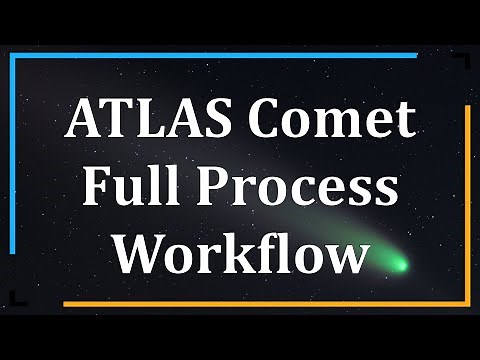 Comet Tsuchinshan-ATLAS - PixInsight - Full Workflow - #astrophotography #astronomy #pixinsight