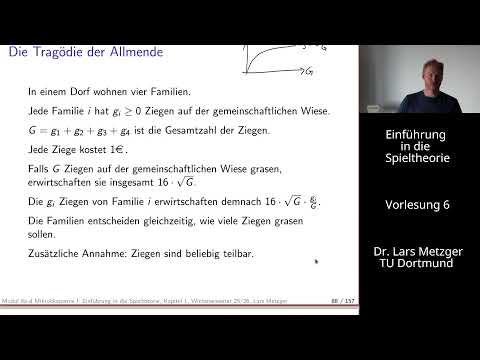 Spieltheorie Vorlesung 6