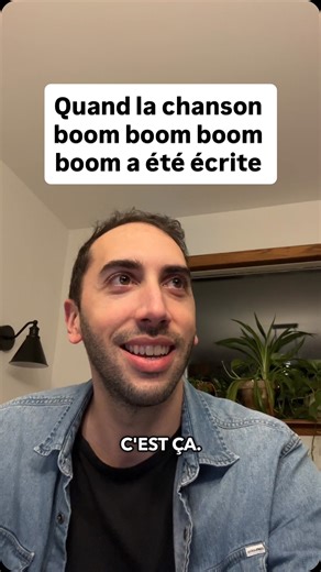 1.6K views · 144 reactions | Quand la chanson boom boom boom boom a été écrite  #humour #humourqc #boomboomboom #rire #sketch #comédie #québec #reels | Jeffrey Boulanger - Humour | Facebook
