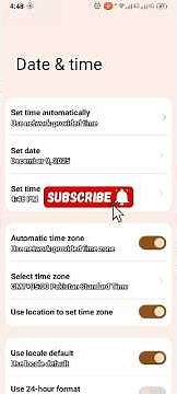 How to set date & time automatically