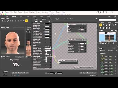 Poser 11: SuperFly vs. FireFly - Texture capabilities for characters