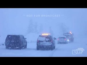 12-24-2025 Soda Springs, CA - Snowstorm Closes I-80 Multiple Times due to Spinouts, Heavy Snow