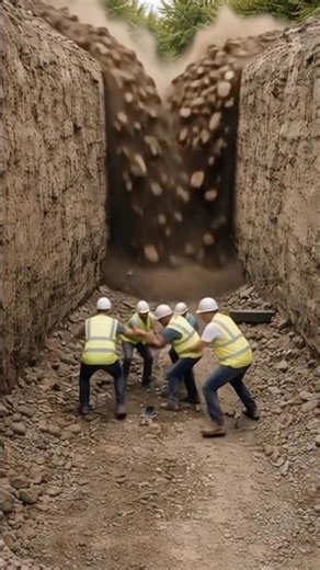 Flying Shores | Temporary Support Between Buildings 🏗️ #civilengineering