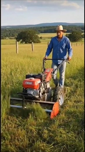 “Modern Farming in Action | Powerful Grass Cutter Machine at Work”