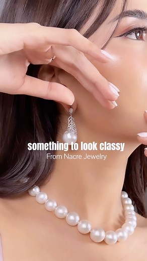 Nacre Mutiara Indonesia | Something to look classy💃🏻✨ Our elegant ang luxurious collection with diamond sparkling✨✨ #nacre #nacrejewellery #nacrejewellery... | Instagram